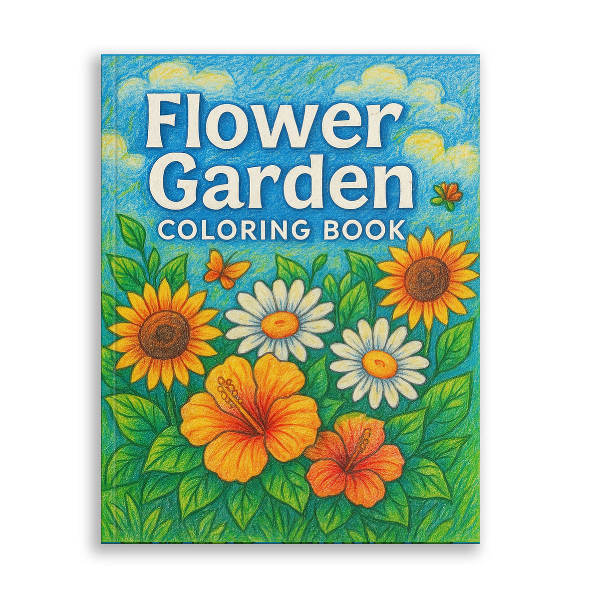 Flower Garden Coloring Book - A Relaxing Flower 48 Coloring Pages ...